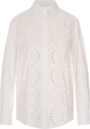 P.A.R.O.S.H. P.a.r.o.s.h., Femme, Blouses et Chemises, Blanc, Taille: 38 FR Cannes Camicia