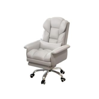 Generic Ergonomischer B&uuml;rostuhl, Computerstuhl Mit Hoher R&uuml;ckenlehne Und Fu&szlig;st&uuml;tze, Kann 100 Kg Tragen, Sanfte Bewegung, Geeignet for Das Heimb&uuml;ro(Color3)