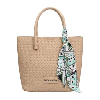 Pierre Cardin Sac fourre-tout de luxe Aveline - Femme - Sacs - Beige - Taille: ONE Size