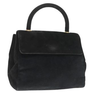 Prada Sac &agrave; main vintage en daim Pre-owned - Femme - Pre-owned - Noir - Taille: ONE Size