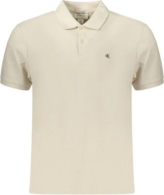 Calvin Klein Kurzarm-Polo - - Tops - Herren - Beige - XL