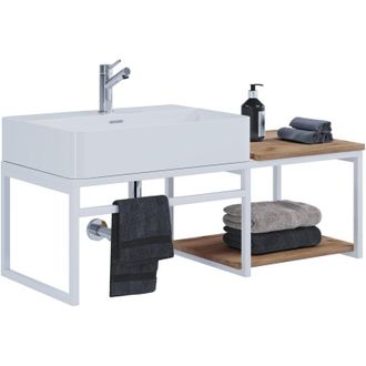 VCM 2-tlg. Waschtisch Badmöbel Bitila 100