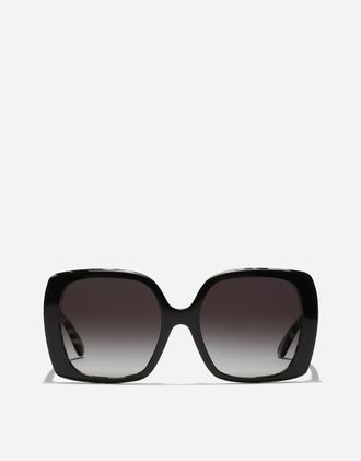 Dolce & Gabbana Sonnenbrille Dg Allure - Frau Icons Schwarz Mit Zebramuster Onesize