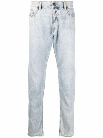 Diesel Jeans mit Acid-Wash-Effekt - Blau
