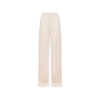 Max Mara Femme, Pantalons, Rose, Taille: 44 FR Straight Pantalons
