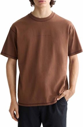 Scotch & Soda Seasonal Core T-Shirt mit lockerer Passform, Soft Silt 210, XXL