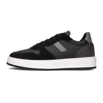 Antony Morato Schwarze Leder Low Top Sneakers - - Shoes - Herren - Schwarzk - 40 EU