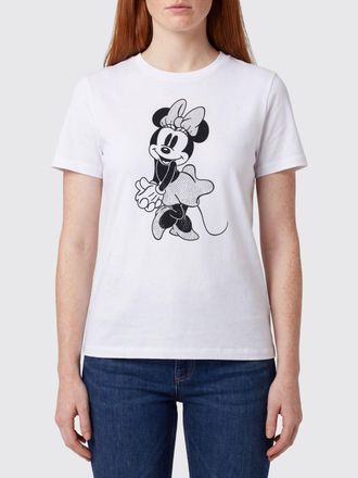 Liu Jo T-shirt en coton avec imprim&eacute; Disney contrastant