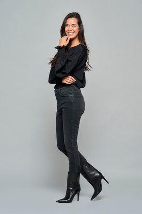 Mart Visser Caroline Tensen Utah Denim Hose Denim Schwarz