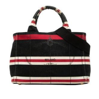 Prada Pre-owned Canvas Satchel - - Pre-owned - Damen - Mehrfarbig - ONE SIZE