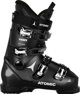 Atomic HAWX PRIME W Skischuhe Frauen - Größe 26/26.5 - Alpin-Skischuh in Schwarz - Boots mit 3D Knöchel & Ferse für präzisen Sitz - mittelbreite Skistiefel f