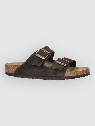 Birkenstock Arizona Suede Leather Sandales marron