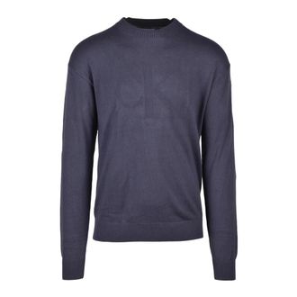 Calvin Klein Jeans Homme, Pulls, Bleu, Taille: XL Maglioncino in cotone
