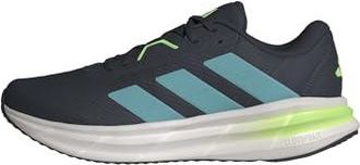 adidas Homme Galaxy 7 Running Shoes, Aurora Ink/Mint Ton/Lime Burst, 42 2/3 EU