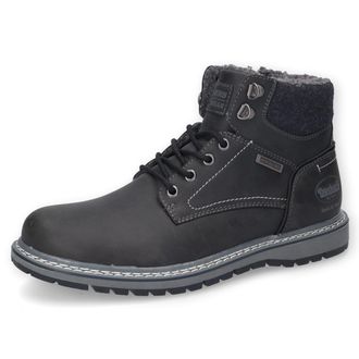 Dockers by Gerli Herren Schn&uuml;rstiefeletten, M&auml;nner Boots,uebergangsstiefel,schn&uuml;rboots,&uuml;bergangsschuhe,Boots,schwarz,42 EU / 8 UK