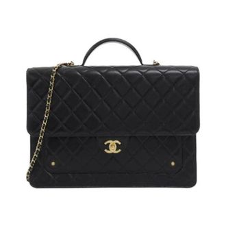 Chanel Pre-owned Lambskin Shoulder Bag - - Pre-owned - Damen - Schwarzk - ONE SIZE