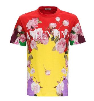 Valentino Garavani Valentino Flying Flowers Print T-Shirt Size M