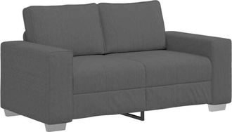 vidaXL Zweisitzer-Sofa Dunkelgrau 120 cm Cordstoff - Vidaxl