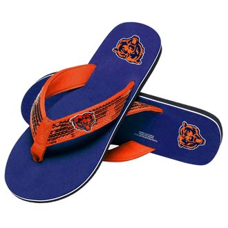 Foco Damen NFL Pailletten Oakland Raiders Flip-Flop, Größe M