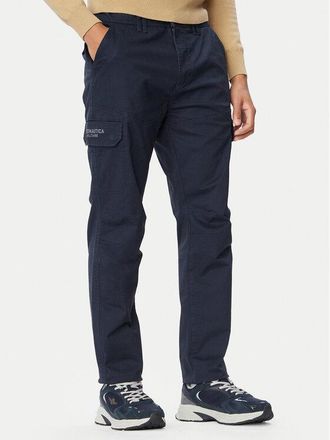 Aeronautica Aeronautica Militare Cargohose 262PA1633UCT03399 Dunkelblau Regular Fit