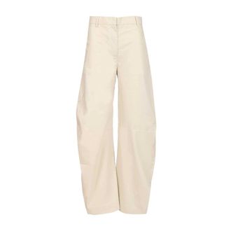 Acne Studios Casual Twill Hosen - - Trousers - Damen - Beige - S