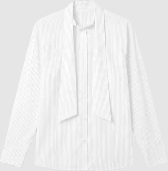 Jeanne Vouland Chemise Rolan Ray&eacute;e, Col Foulard