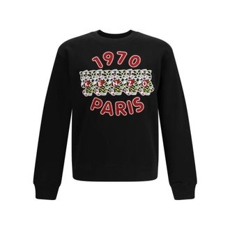 Kenzo Wild Tiger Baumwoll-Sweatshirt - - Sweatshirts & Hoodies - Herren - Schwarzk - S