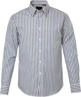 JP1880 Businesshemd, Cbd, MF, Streifen, 1/1 Chemises, Vert Bouteille, XXXXXXXL Hommes