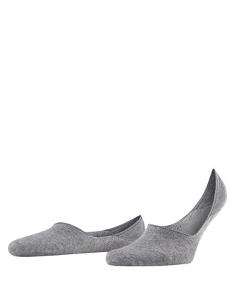 Falke Herren Füßlinge Invisible Step Medium Cut M In Baumwolle unsichtbar einfarbig 1 Paar, Grau Light Grey Melange 3390, 41-42