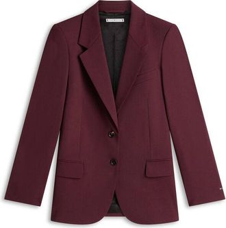 Tommy Hilfiger Damen Blazer LIGHT WOOL BLEND