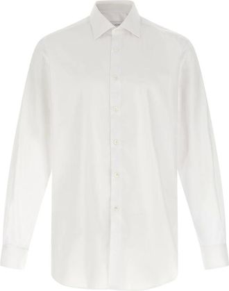 Pal Zileri Homme, Chemises, Blanc, Taille: 2XL Milano Collar Shirt