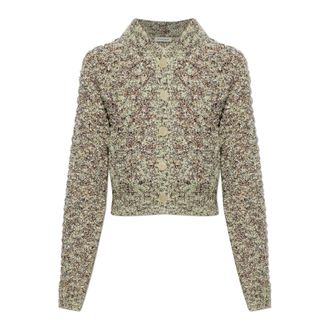 By Malene Birger Gianna Cardigan - - Knitwear - Damen - Gr&uuml;n - M