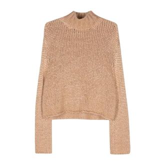 Forte_Forte Rollkragenpullover - - Knitwear - Damen - Beige - S
