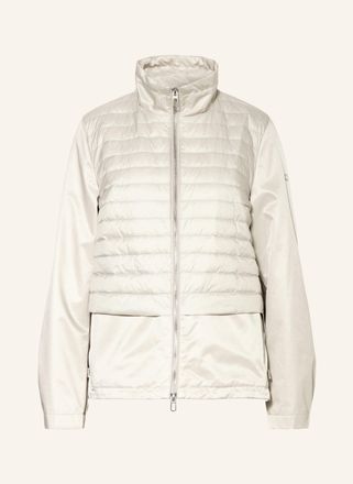 Duno Duno Daunenjacke Nami Im Materialmix weiss