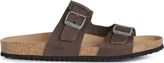 Geox Herren U Sandal Ghita B Sandalen,Dk Coffee,46 EU