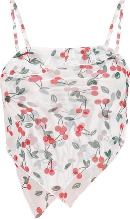 Mymo Spitze Frauen wei&szlig; mehrfarbig