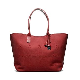Hogan Femme, Sacs, Rouge, Taille: ONE Size Script Shopping Bag