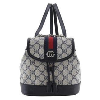 Gucci Pre-owned Vintage Canvas Rucksack - - Pre-owned - Damen - Mehrfarbig - ONE SIZE
