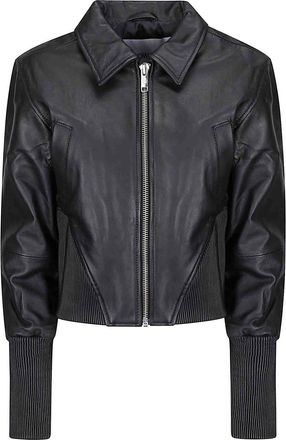 Deadwood Blouson En Cuir - Noir