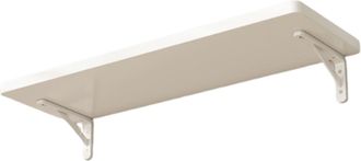 Generic Schweberegal, Hängendes Wandregal mit Halterungen, Ausstellungsregal für Bücher, Lagerregal für Wohnzimmer, Wohndekoration(White,30x15cm/12x6in)