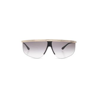 Chlo&eacute; Lunettes de soleil bouclier - Femme - Accessoires - Jaune - Taille: ONE Size