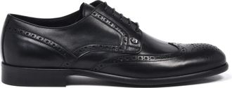 Baldinini Chaussure &agrave; lacets en cuir - Homme - Chaussures - Noir - Taille: 43 EU