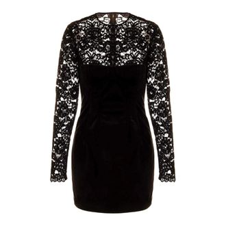 Chiara Ferragni Lang&auml;rmeliges Kleid - - Dresses - Damen - Schwarzk - 2XS
