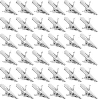 Garneck 50pcs Weihnachtsbaum Ornament Clips, Silber Eisen Schmuck Schellen f&uuml;r Urlaub Dekorationen, 1, 18x0, 39x0, 23 Zoll
