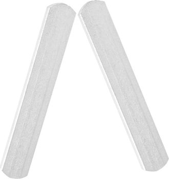 Pretyzoom 2 Stück Teiliges Trainingsgewicht aus Edelstahl Rutschfeste Fitness gewichtsstreifen für Workout und Lauftraining Langlebige Trainingsausrüstung für K