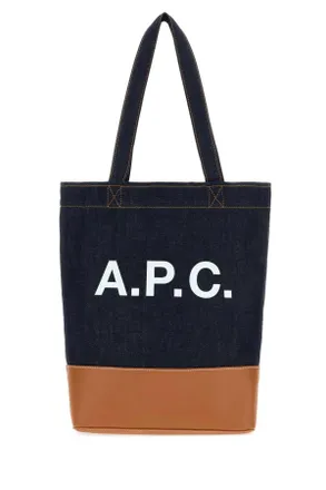 A.P.C. Axel Tote Bag - Navy