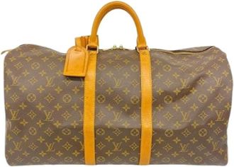 Louis Vuitton unisex, Pre-owned, Brun, Taille: ONE Size Sac Boston Keepall 55 Pre-owned