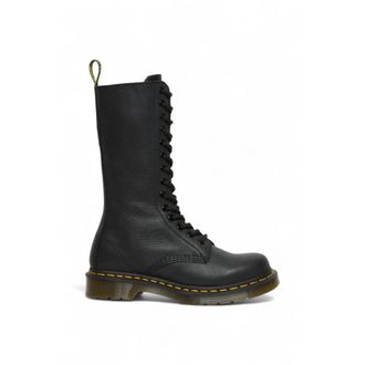 Dr. Martens 1B99 Virginia Leder-Wadenhoher Stiefel - - Shoes - Damen - Schwarzk - 38 EU