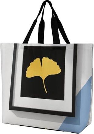 Generic Feuilles De Bouquet Moderne Sac Fourre-Tout R&eacute;utilisable Tote Bag Pliable Sac A Main Femmes Pour Gym Travail Voyage