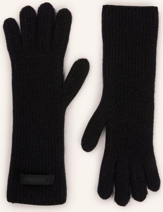 Jacquemus Jacquemus Handschuhe Les Gants Gros Grain Mit Alpaka schwarz